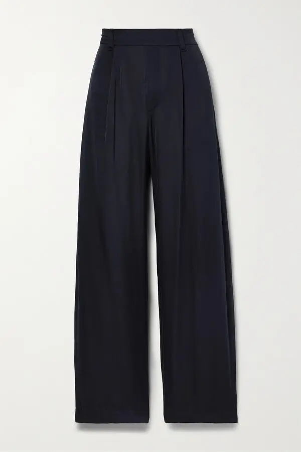 Vince Pleated Wide-leg Pants