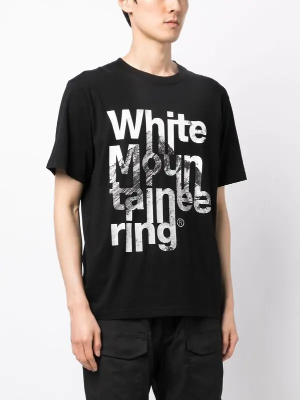 WHITE MOUNTAINEERING Logo-print Cotton T-shirt
