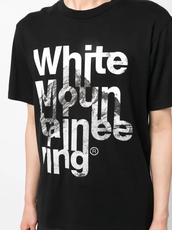 WHITE MOUNTAINEERING Logo-print Cotton T-shirt