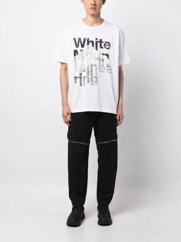 WHITE MOUNTAINEERING Logo-print Cotton T-shirt