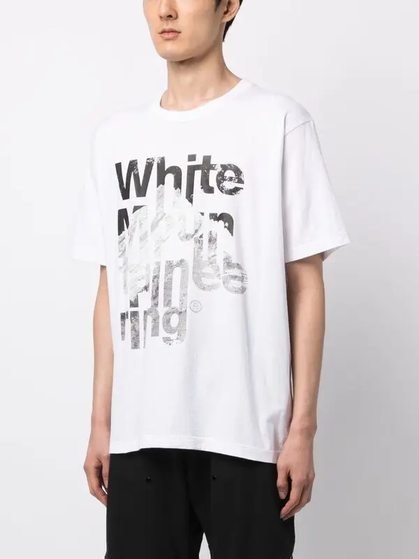 WHITE MOUNTAINEERING Logo-print Cotton T-shirt