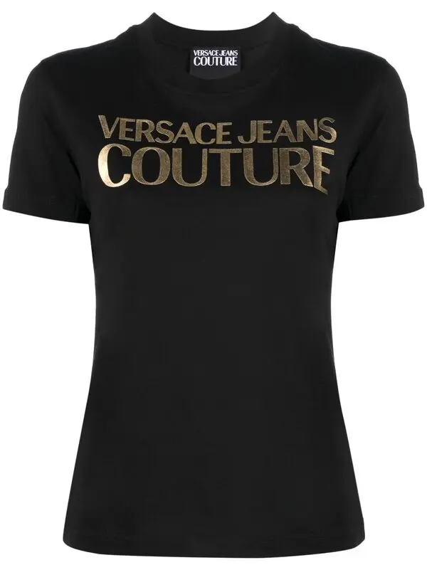 Versace Logo T-shirt - Black