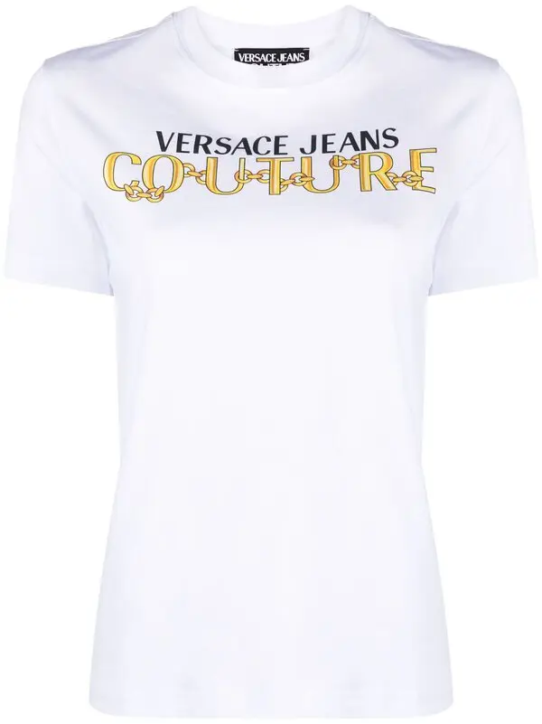 Versace Logo-print T-shirt - White