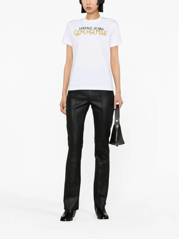 Versace Logo-print T-shirt - White