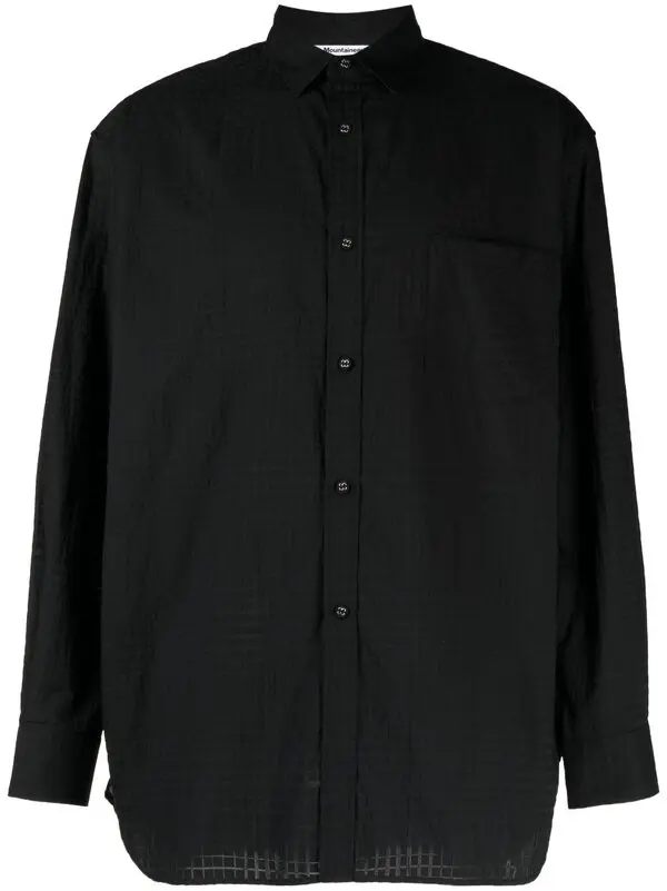 WHITE MOUNTAINEERING Patterned Jacquard Long-sleeve Shirt