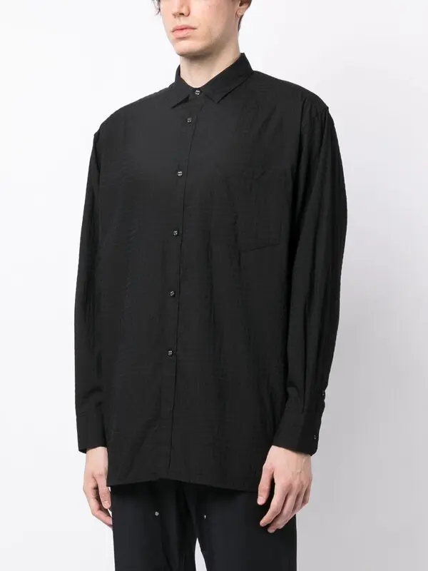 WHITE MOUNTAINEERING Patterned Jacquard Long-sleeve Shirt