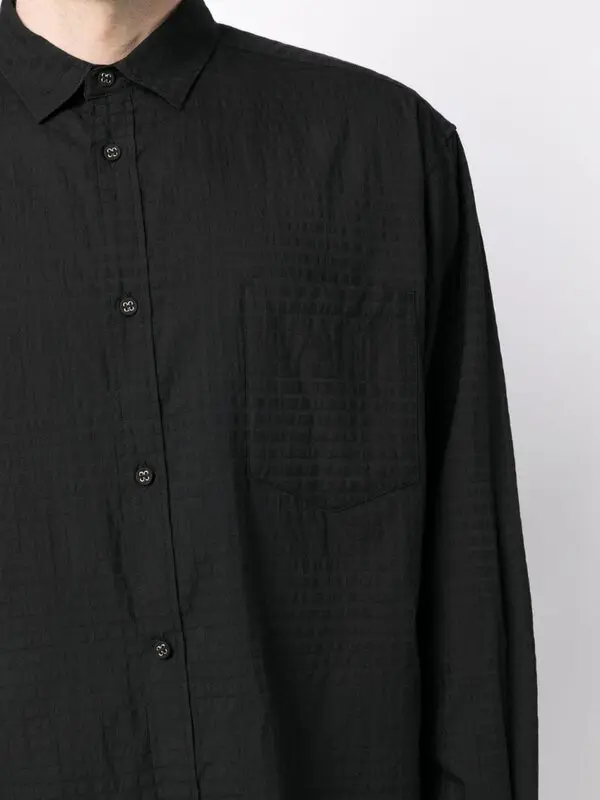 WHITE MOUNTAINEERING Patterned Jacquard Long-sleeve Shirt