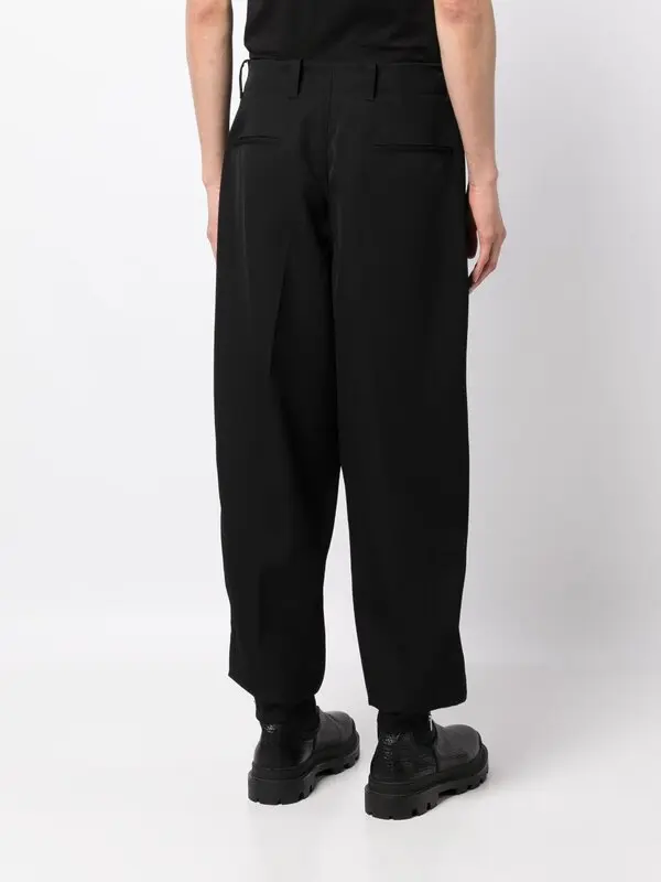 JIL SANDER Zip-fastening Wool Tapered Trousers