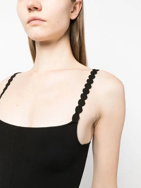 Victoria Beckham Square-neck Sleeveless Jumpsuit