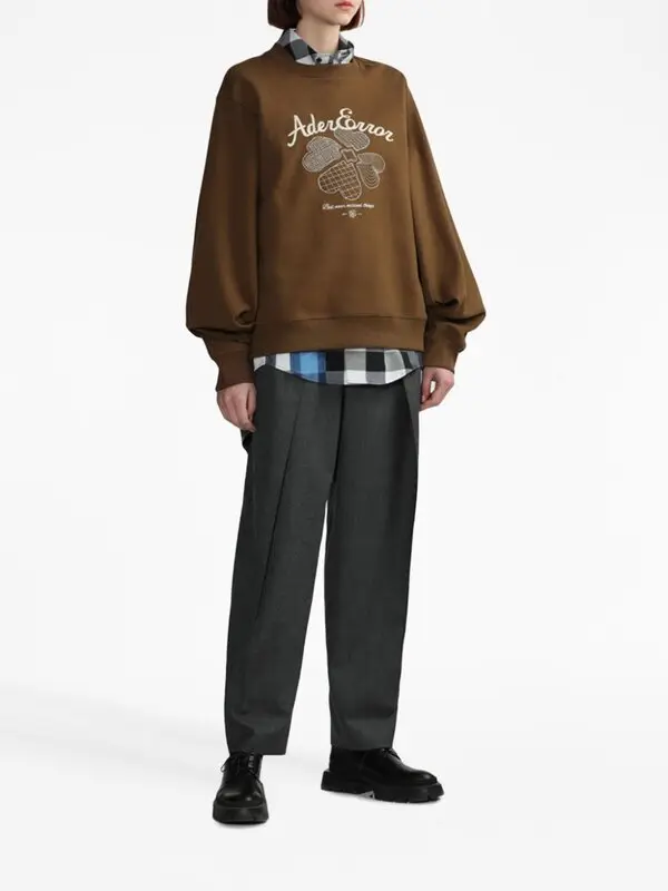 ADER ERROR Ombré-check Shirt - Grey