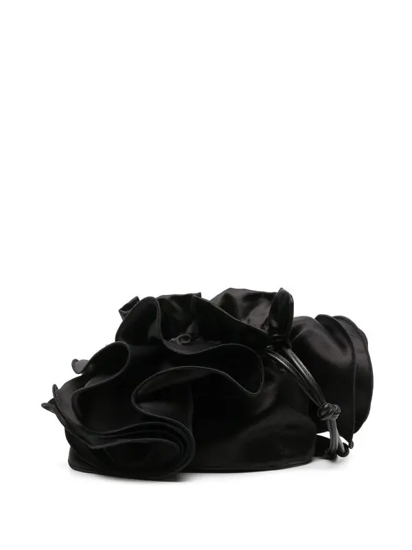 Magda Butrym Satin Flower Bucket Bag