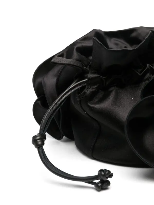 Magda Butrym Satin Flower Bucket Bag