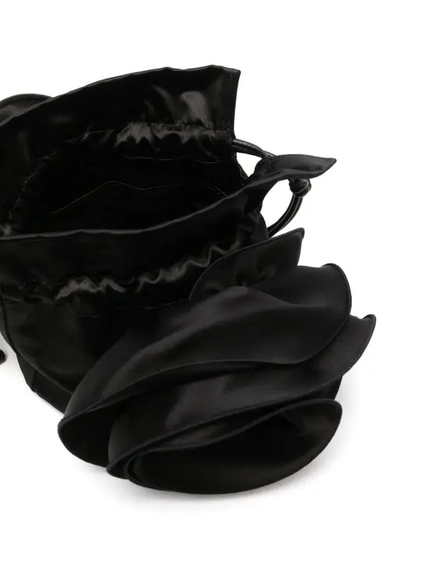 Magda Butrym Satin Flower Bucket Bag