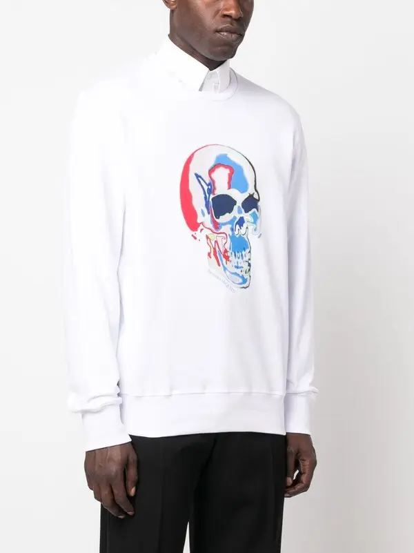 Alexander McQueen Skull-print Cotton Sweatshirt