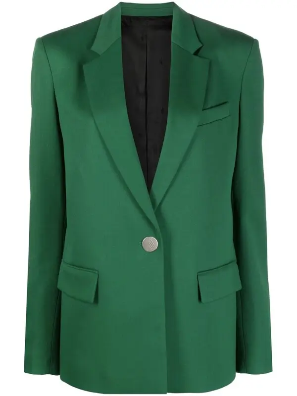 Attico Single-breasted Blazer - Green