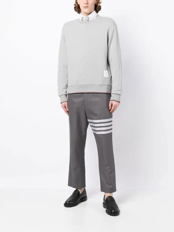 Thom Browne Herringbone Pattern Sweater