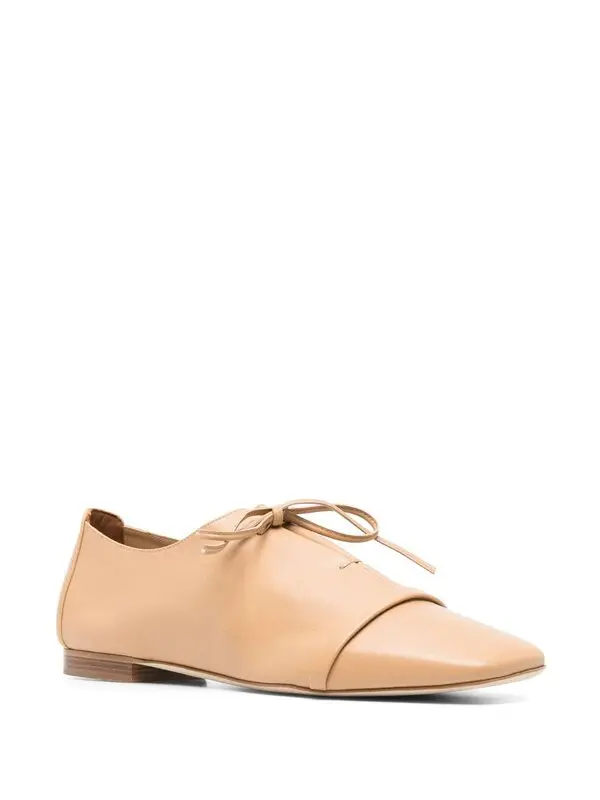 MALONE SOULIERS June Leather Loafers - Neutrals