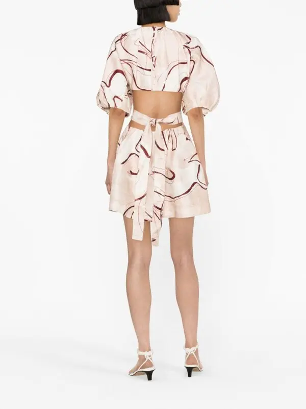 psychedelia cut out mini dress Psychedelia cut out mini in onyx