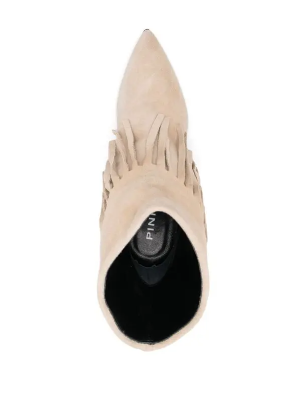 Pinko 120mm Fringe-detail Ankle Boots