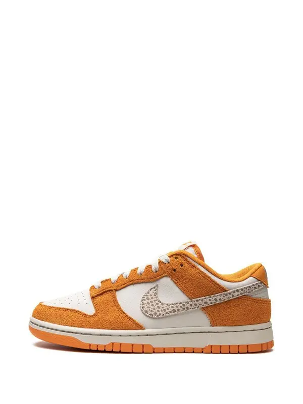 Nike Dunk Low As Safari Swoosh Kumquat Sneakers - Orange