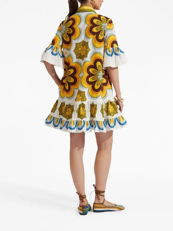 La DoubleJ Choux Geometric-print Dress