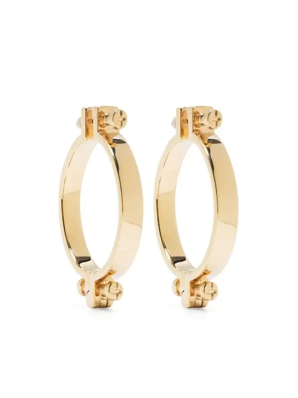 Annelise Michelson Screw Hoop Earrings - Gold
