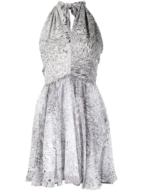Federica Tosi Abstract-print Mini Dress