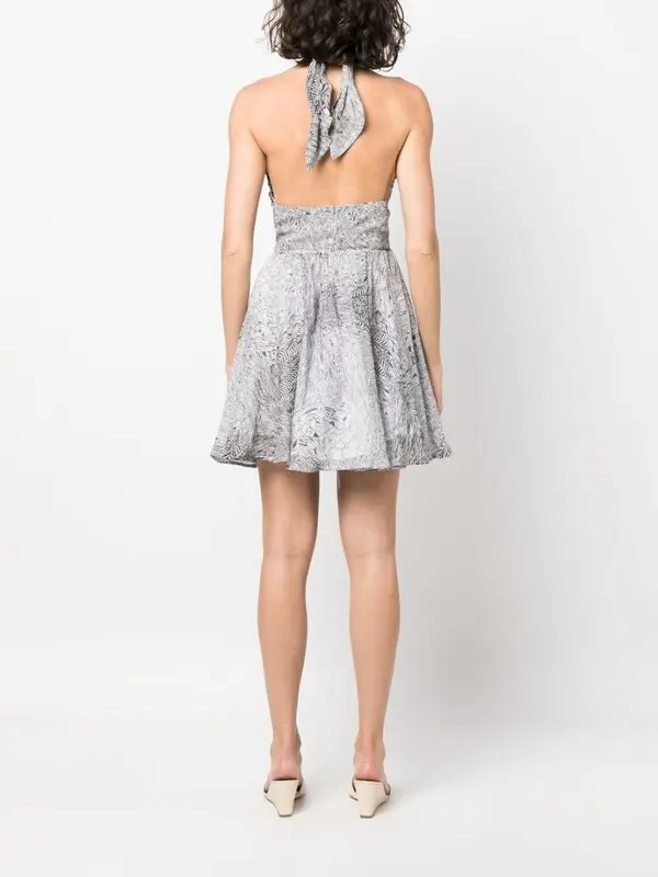 Federica Tosi Abstract-print Mini Dress