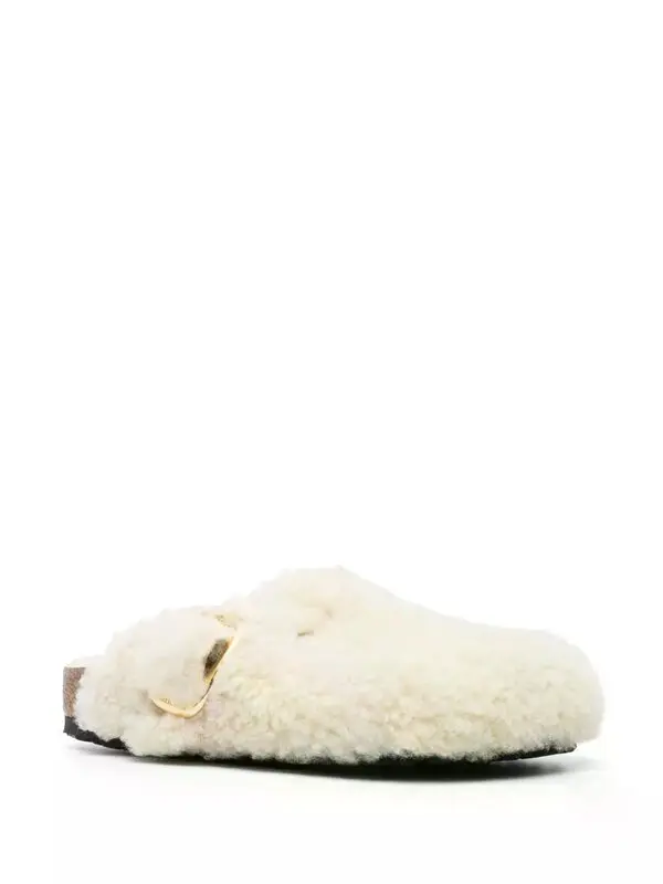 BIRKENSTOCK Boston Platform Slides - Neutrals