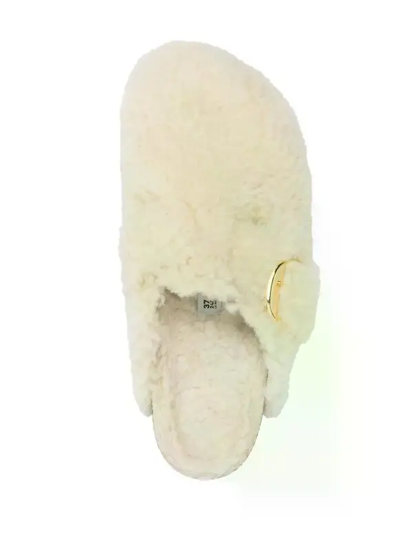 BIRKENSTOCK Boston Platform Slides - Neutrals