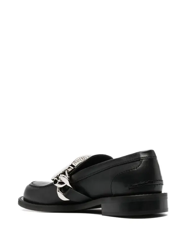 JW Anderson Logo-engraved Leather Loafers