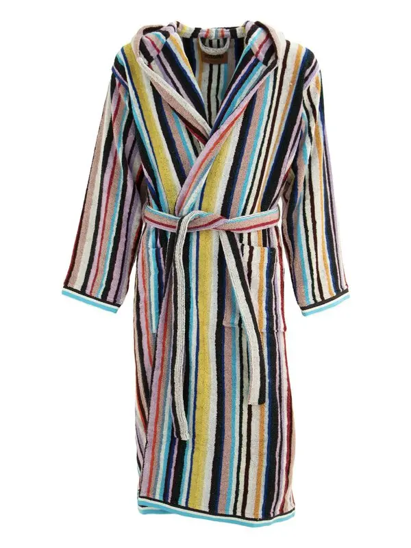 Missoni Striped Tie-waist Robe - Multicolour