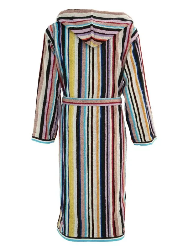 Missoni Striped Tie-waist Robe - Multicolour