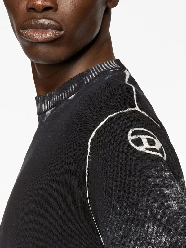 DIESEL® K-larence-b Reverse-print Jumper