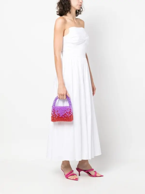 Germanier Bead-embellished Tote Bag - Red