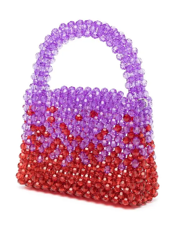 Germanier Bead-embellished Tote Bag - Red