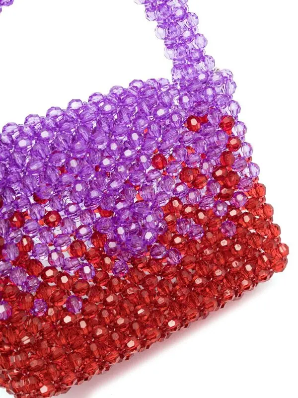 Germanier Bead-embellished Tote Bag - Red