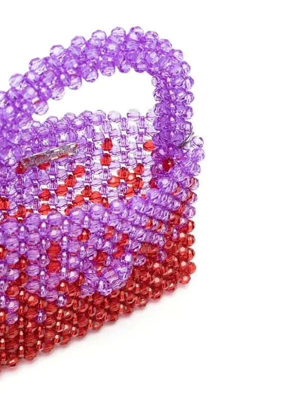 Germanier Bead-embellished Tote Bag - Red
