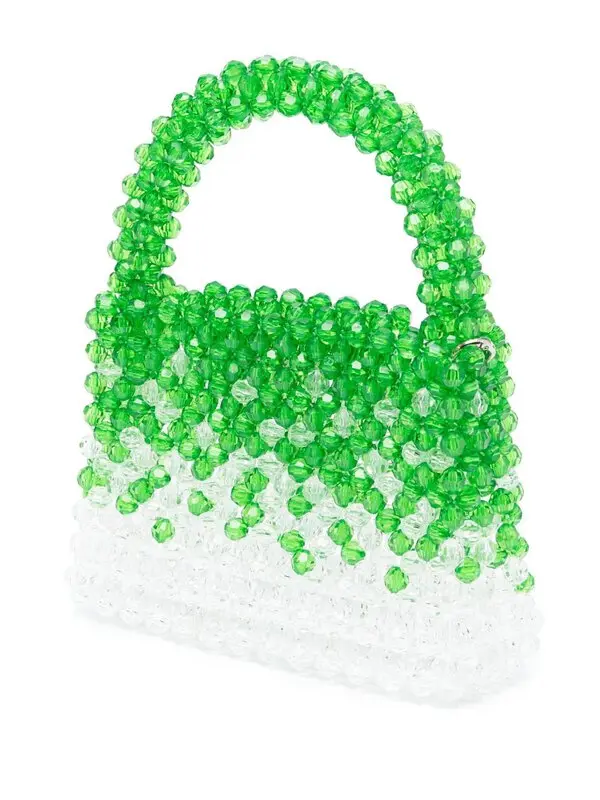 Germanier Bead-embellished Tote Bag - Green