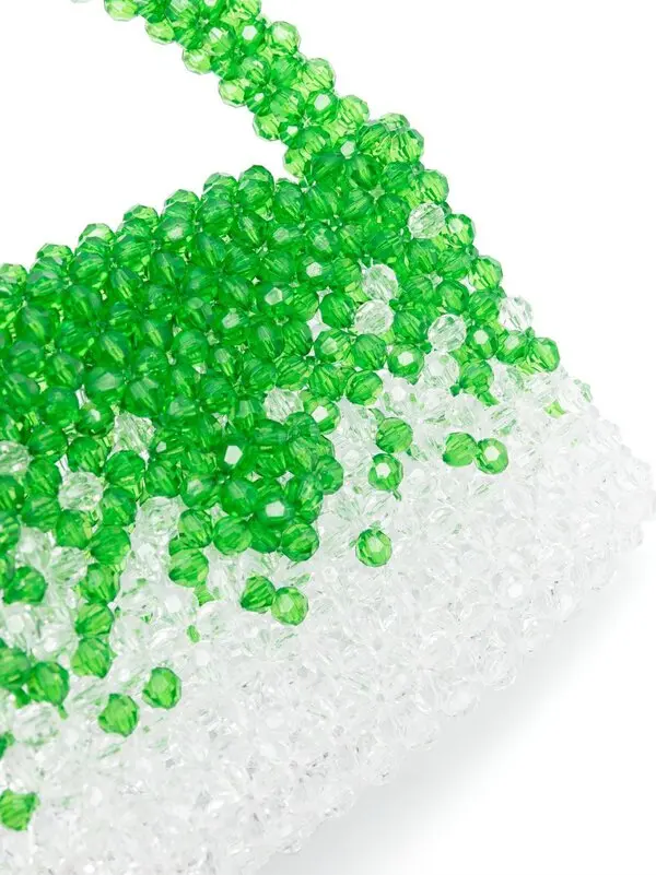 Germanier Bead-embellished Tote Bag - Green