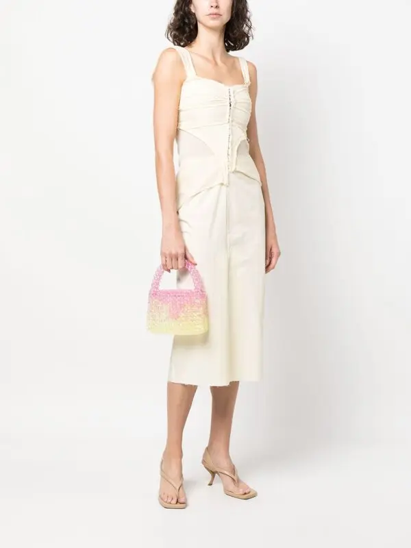 Germanier Bead-embellished Tote Bag - Pink