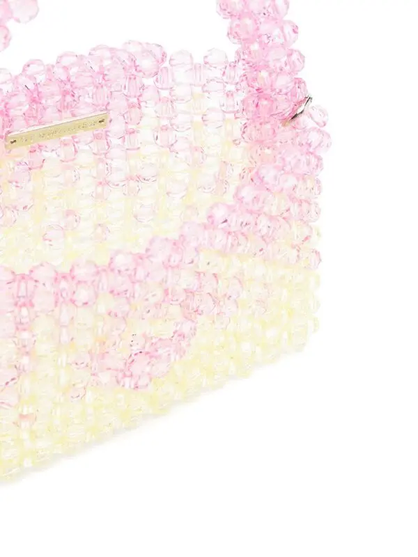Germanier Bead-embellished Tote Bag - Pink