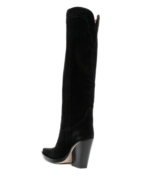 Paris Texas 90mm Knee-high Suede Boots