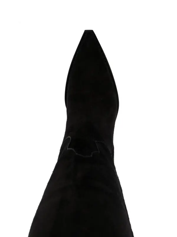Paris Texas 90mm Knee-high Suede Boots