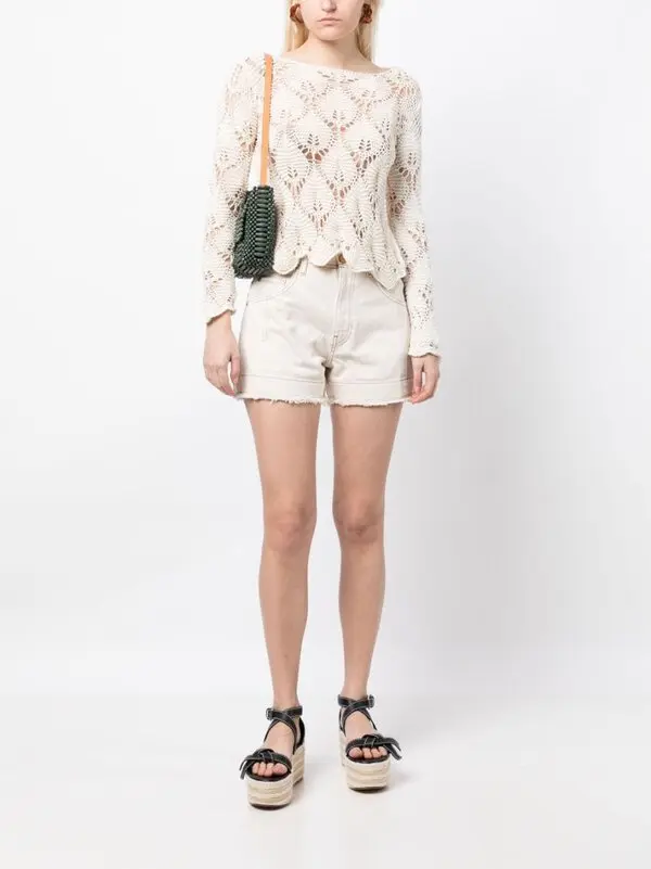 Ulla Johnson Wide-leg High-waisted Shorts