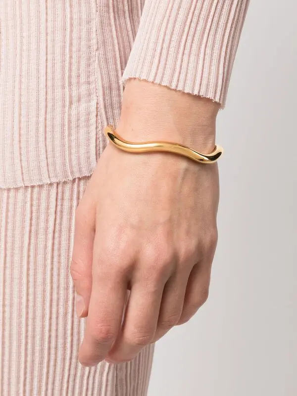 Charlotte Chesnais Wave -plated Cuff Bracelet - Gold