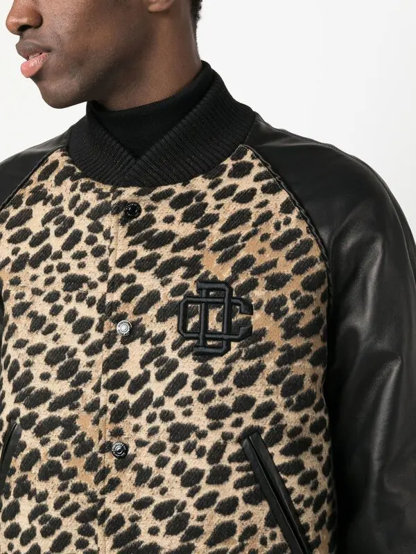 Dsquared2 Leopard-print Bomber Jacket
