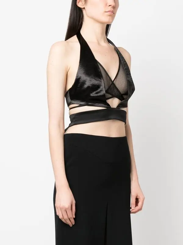 Dsquared2 Halterneck Cropped Top