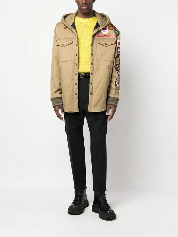 Dsquared2 Patch-detail Hooded Jacket