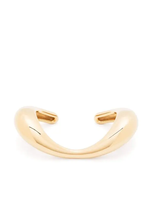 Charlotte Chesnais Lips Cuff Bracelet - Gold